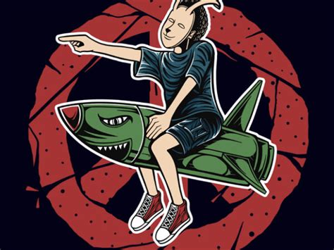 Rocket Man Illustration Buytshirtdesigns