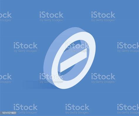 빼기 기호 아이소메트릭 아이콘입니다 평면 아이소메트릭 3d 스타일의 웹 디자인을 위한 벡터 일러스트 3차원 형태에 대한 스톡 벡터 아트 및 기타 이미지 Istock