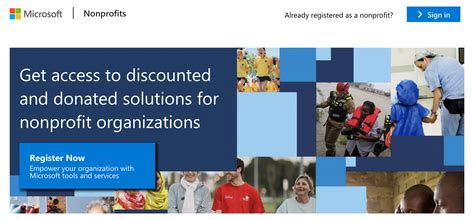 Microsoft Nonprofit Portal How To Create An Account Techsoup New Zealand