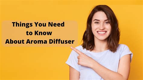 Things You Need To Know About Aroma Diffuser