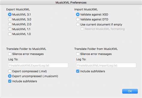 Finale 25 5 MusicXML Updates MusicXML