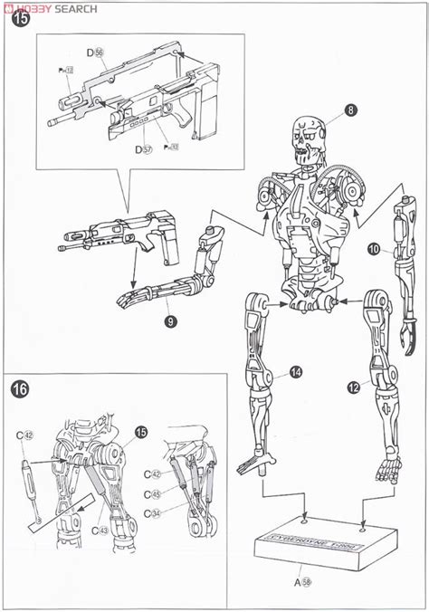 Terminator Endoskeleton Blueprints