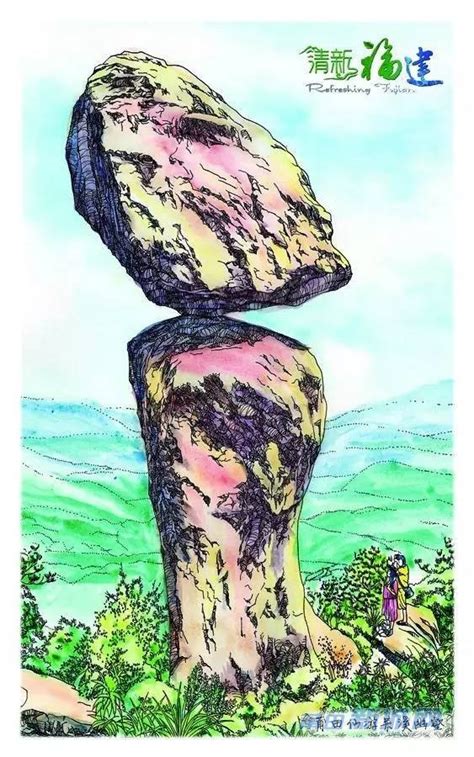 牛人手绘莆田各大旅游景点 堪称一绝 大美莆田 东南网旅游频道