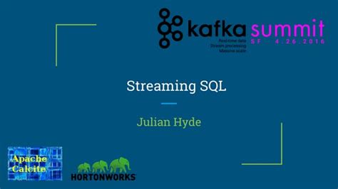 Streaming Sql Ppt