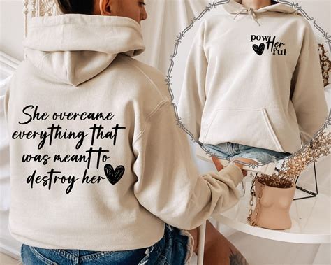 Women Empowerment Shirt Female Tshirt She Overcame Everything That