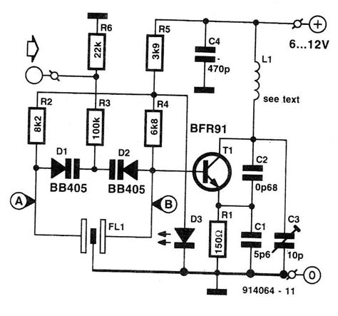 A Diagram Of An Rc Transmitter And Receiver Circuit