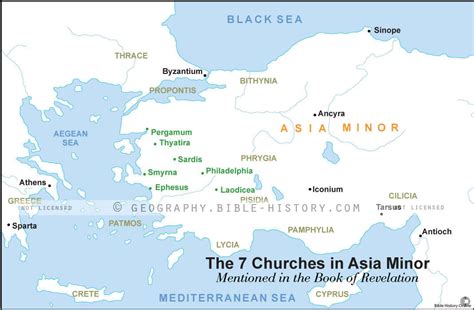 Revelation 7 Churches Asia Minor Bible History