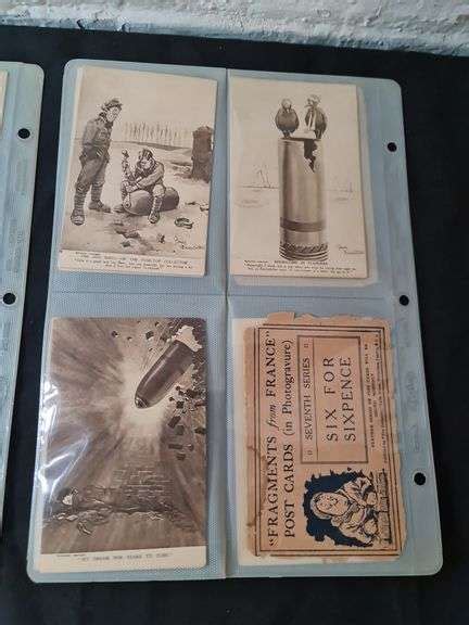 Lot Of 24 Ww1 Era Old Bill Postcards Tullochs Auctions