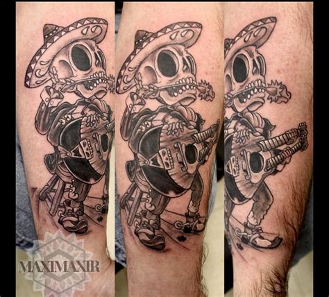 Mexican Mariachi Tattoo