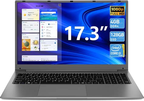 Amazon Com SGIN Laptop 17 Inch Laptops With Intel Core I3 5005U Processor Up To 2 4GHz 4GB