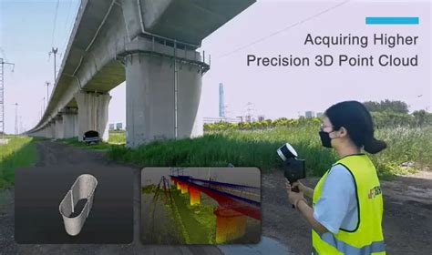 Slam100 Outdoor Survey Equipment Slam Algorithm Handheld 3d Laser Lidar