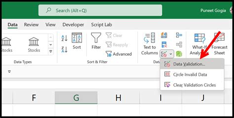 How To Remove Drop Down List Data Validation In Excel