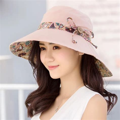 New 2019 Spring Summer Women Travel Sun Hat Caps For Women Lady Big Visor Sun Hat Female