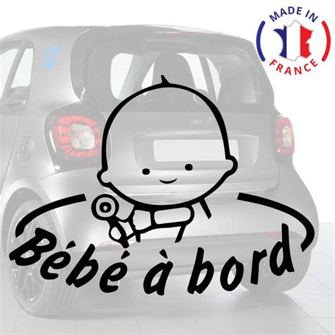 Sticker Bébé à Bord Hochet