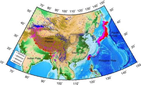 Gps Horizontal Velocity Field Within East Asia With Respect To A Download Scientific Diagram