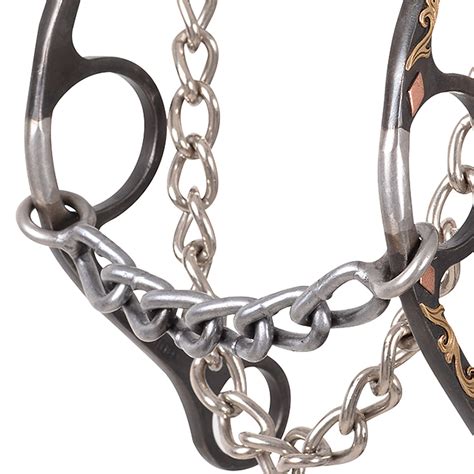 Classic Sherry Cervi Diamond Long Shank Chain Gag Bit
