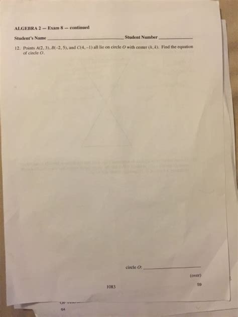 Solved Points A B And C All Lie On Chegg