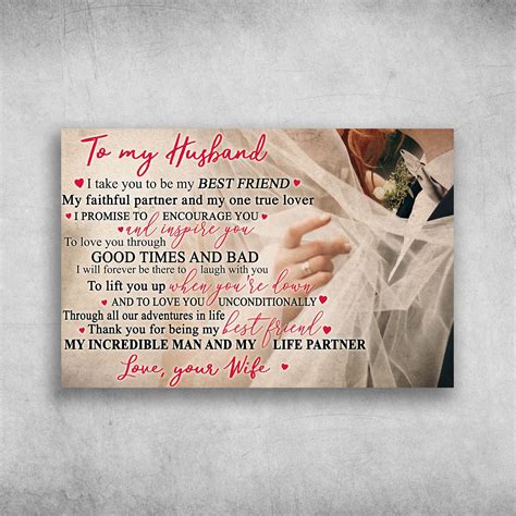 To My Husband Thank You For Being My Best Friend Fridaystuff