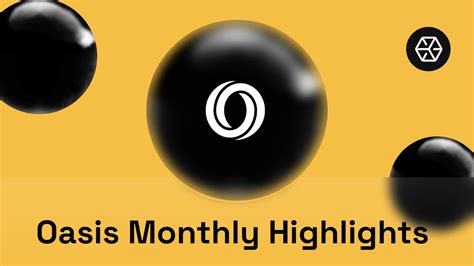 Oasis Network April Updates General Oasis Network