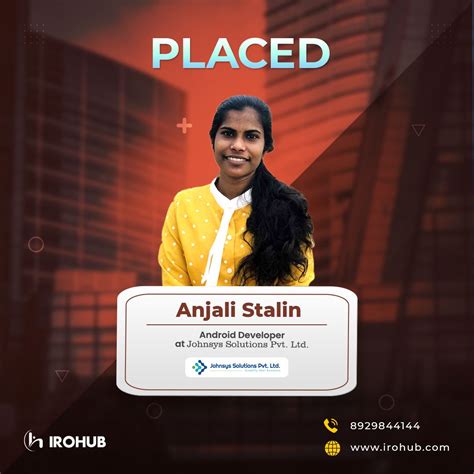 Placement Androiddeveloper Android Androidtraining Education Irohub Infotech