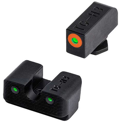 Truglo Tritium Pro Night Sights Sandw Shield Ez 380 Green Tritium W