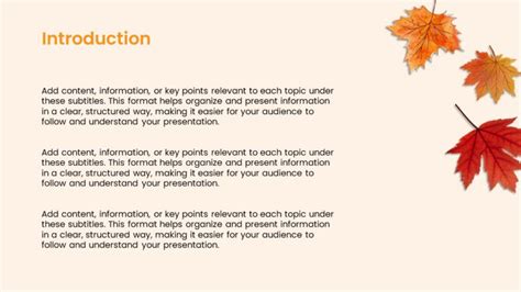 Fall Google Slides Theme For Presentations