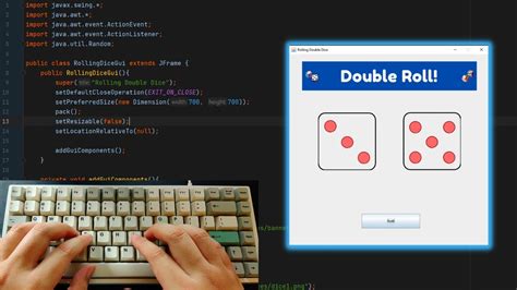 Asmr Programming Random Dice Game Java Swing Tutorial Youtube