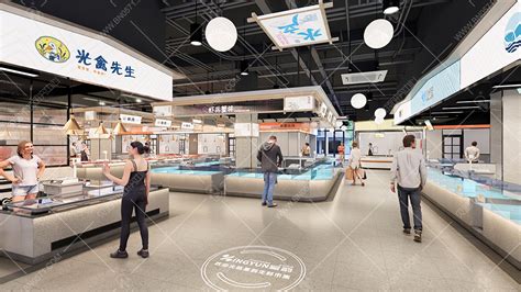 农贸市场设计案例 常州首家社区智慧农贸综合体——星韵生鲜市集！ 杭州贝诺市场研究中心 星级规范 价值高 创意好