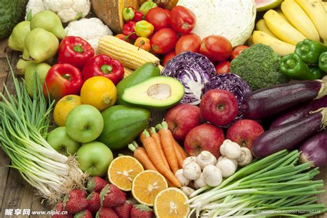 果蔬组合摄影图 蔬菜 生物世界 摄影图库 昵图网