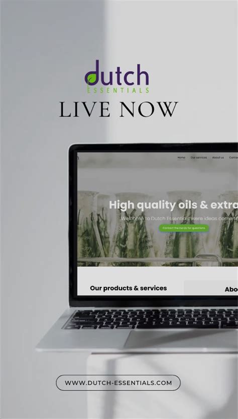 🌿 Exciting News From Dutch Essentials With Immense Pleasure We