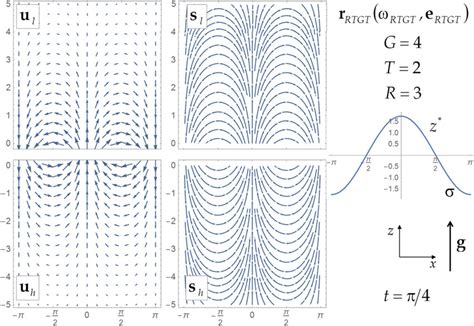Flow Fields For The Fundamental Solution For Rayleigh Taylor Dynamics Download Scientific