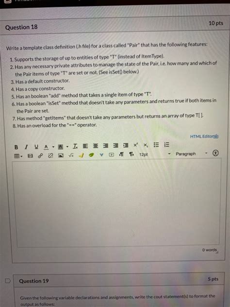 Solved Question 11 5 Pts Assume Class Arraystack Has Been