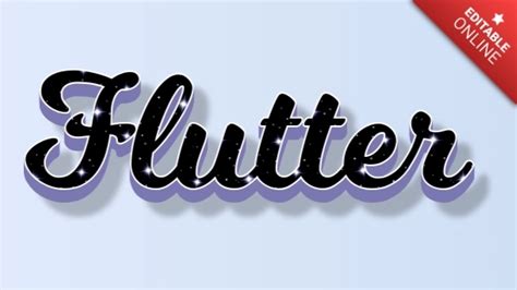 Flutter Starry Sky Night 3d Text Effect Generator Flutter Starry Sky Night 3d Text Effect Generator