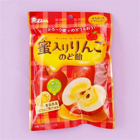 Lion Apple Throat Lozenge With Honey Candy Japan Candy Store