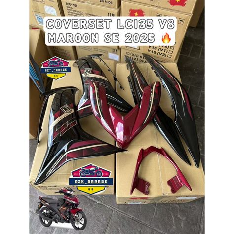 Exciter Coverset Se 2025 Spoiler Lc135 Lc V8 Design 2025 Se Meroon Fuel Injection Siap Tanam