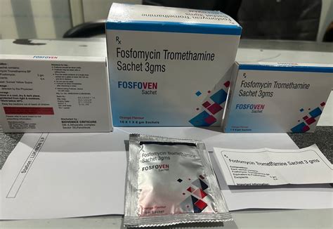 Fosfomycin Tromethamine Sachet 3gms