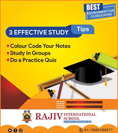 Effective Study Tips Color Code Your Notes Study In Groups Do A Practice Quiz