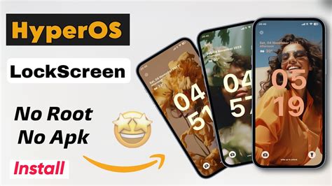 Xiaomi HyperOS Install Now Create Amazing Animated Lock Screen From HyperOS HyperOS Lock