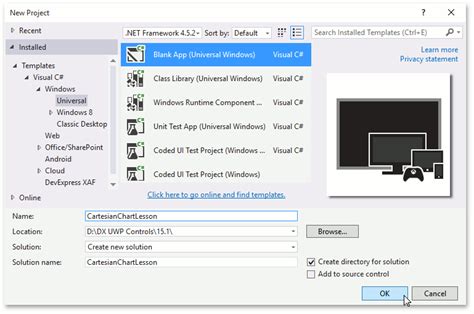 lesson 1 creating a cartesian chart windows 10 app controls