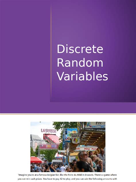 Discrete Random Variables Pdf