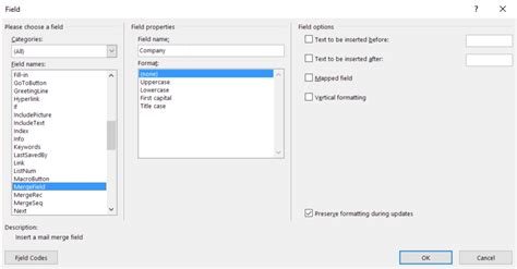 feature request support word mergefield options · issue 517 · opensagres xdocreport · github