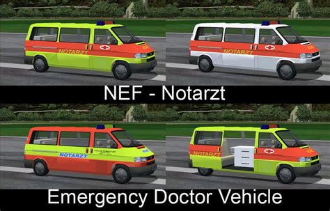 Fs2004 Vw Multivan German Emergency Vehicles Pack 1 Flight