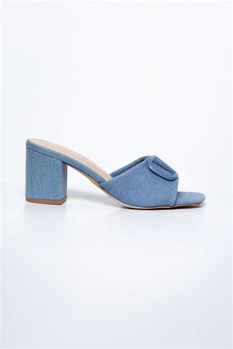 Tacones Estilo Valentino Denim Talla Plus Colette Curve Colette Curve