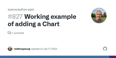 working example of adding a chart · issue 827 · scanny python pptx · github