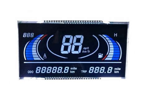 Custom Va Lcd Display Screen 14 Segment Lcd Module Negative Display