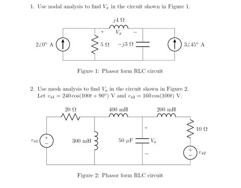 solved use nodal analysis to find v x in the circuit shown