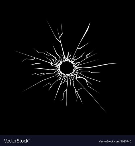 Broken Glass Royalty Free Vector Image Vectorstock