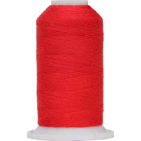 Threadart Polyester All Purpose Sewing Thread 600m 50s3 Red No