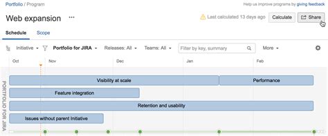 Using Reports In Programs Advanced Roadmaps For Jira Data Center 329 Atlassian Documentation