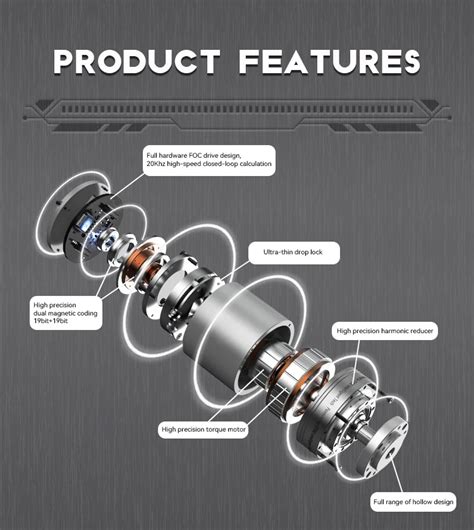 Industrial Robotic Arm Robot Joint Actuator Dc Brushless Robot Joint Module Motor With Bearing